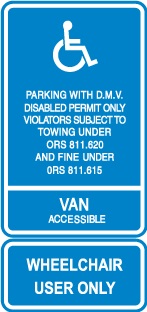 Oregon DMV Disabled Person Parking Permits