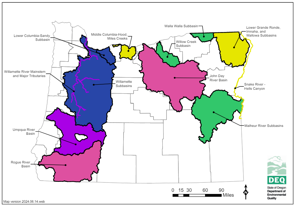 Department of Environmental Quality : Temperature TMDL Replacement ...