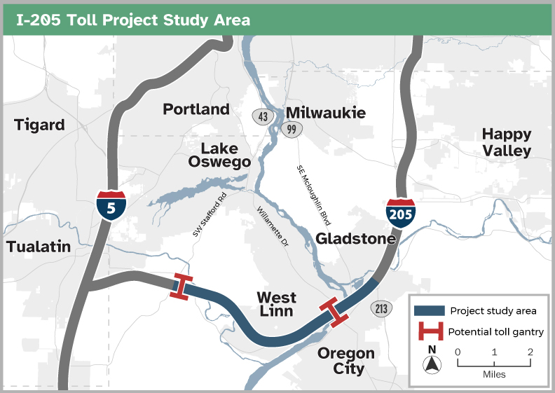 Oregon Department of Transportation : I-205 Toll Project : Oregon ...