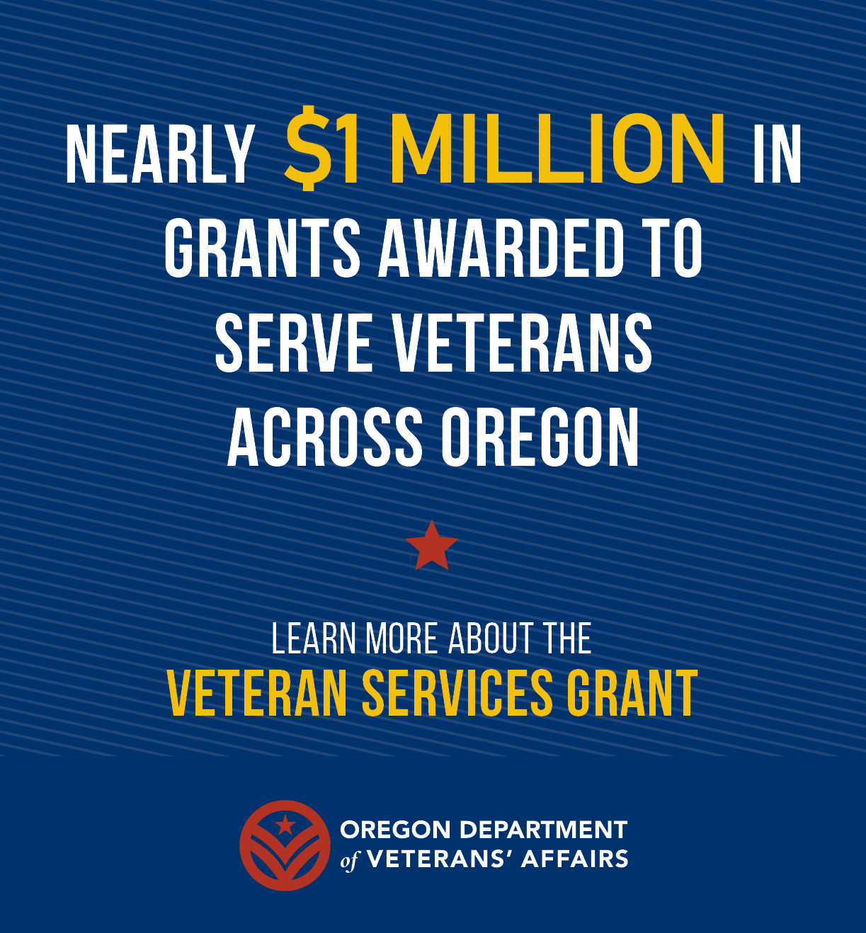 Oregon Department of Veterans' Affairs : Welcome Page : State of Oregon