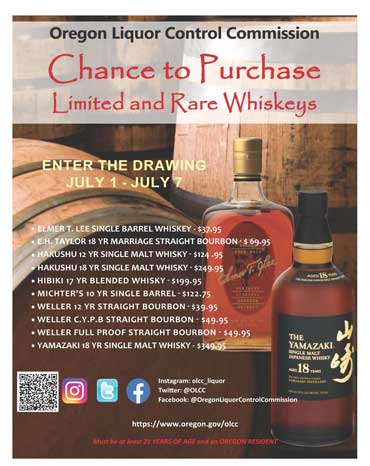 Oregon Liquor Control Commission : Chance to Purchase : Liquor Stores ...