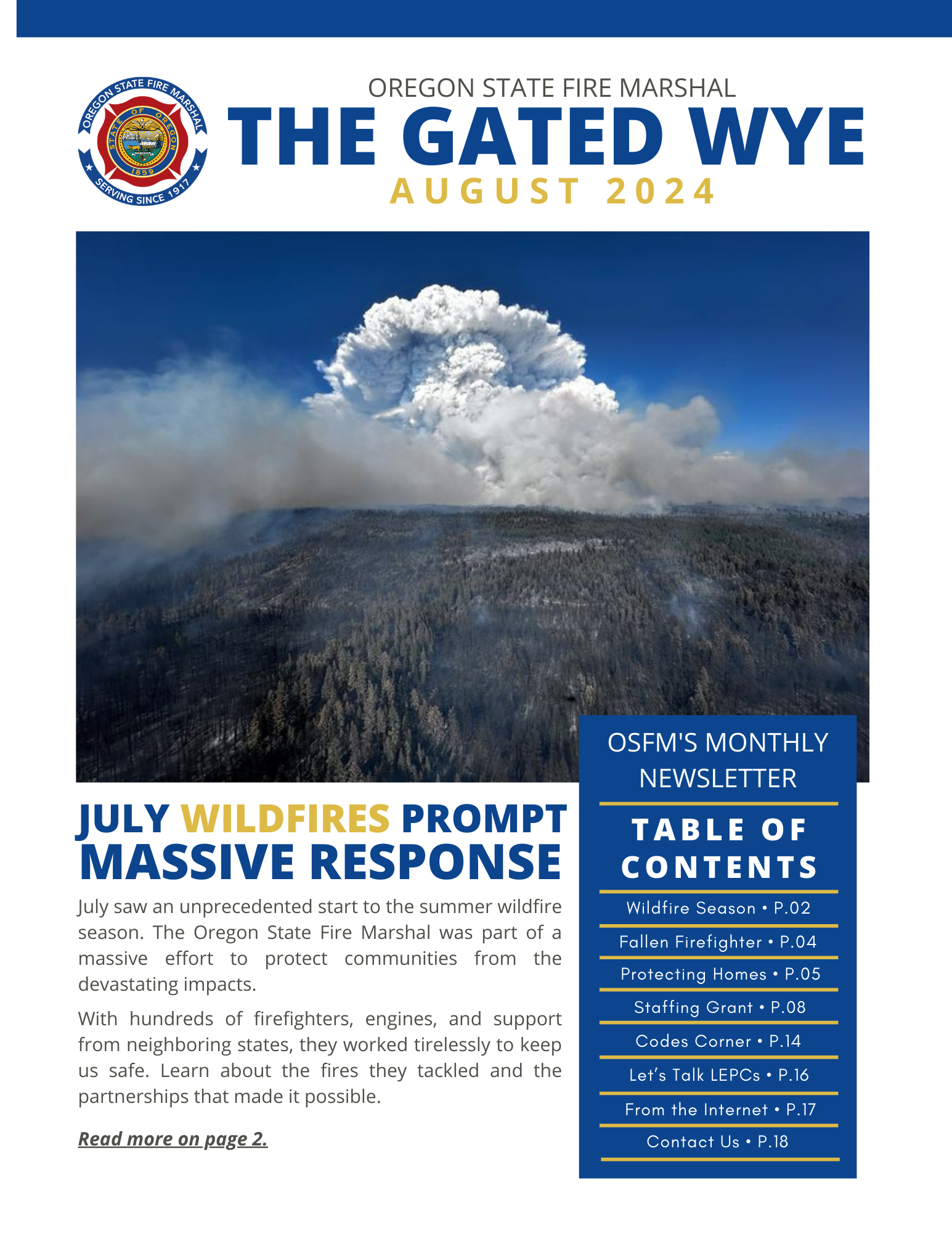 Interactive Maps – OREGON STATE FIRE MARSHAL